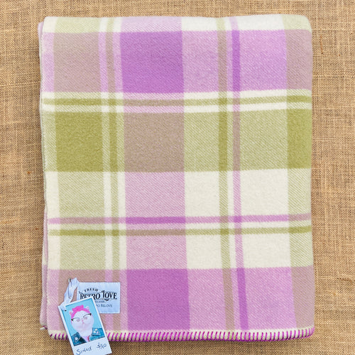 Fresh Retro Love New Zealand Wool Blankets Made in NZ