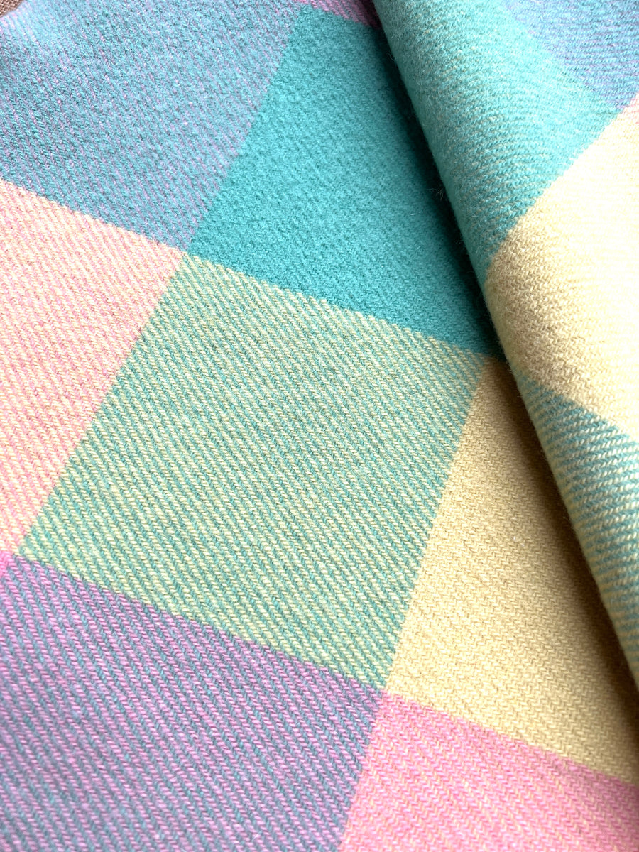 Light and Bright Candy Coloured SINGLE New Zealand Wool Blanket ...